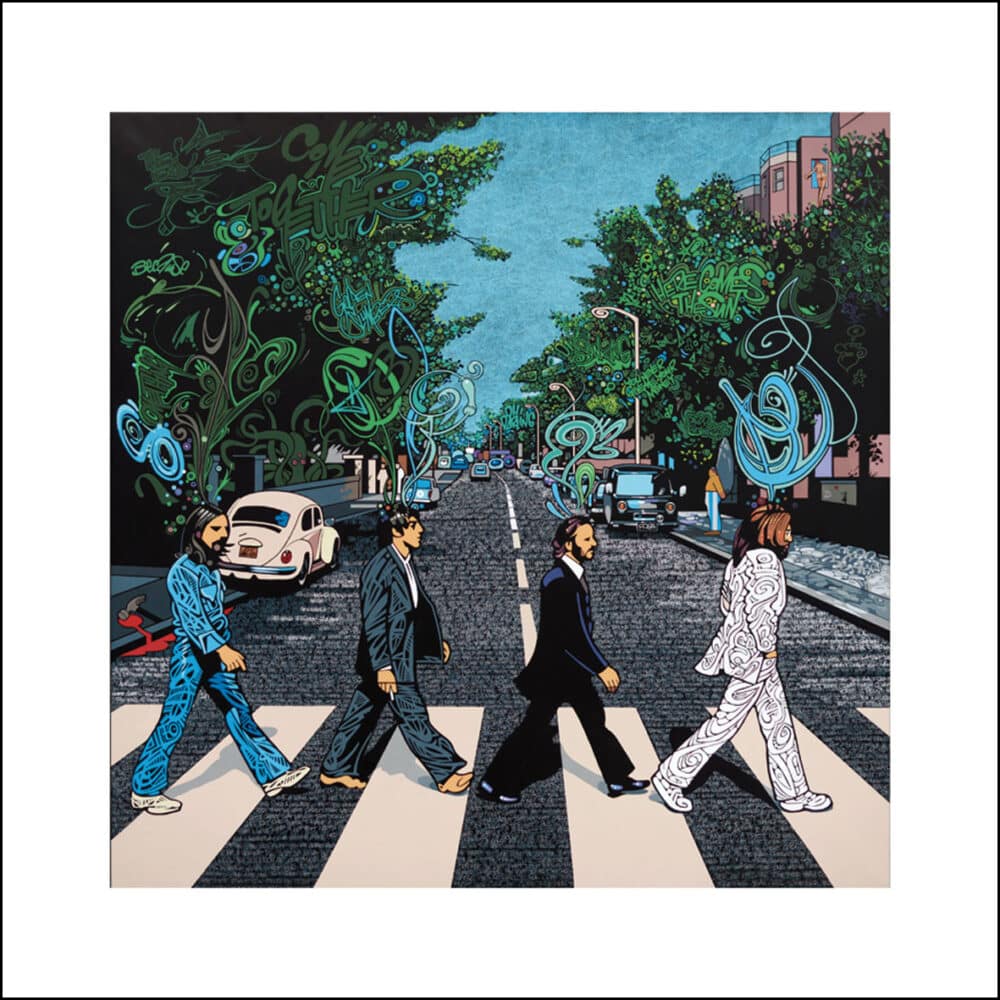 ABBEY ROAD, REMIX - (Edition 64 x 64 cm) - PAXAL